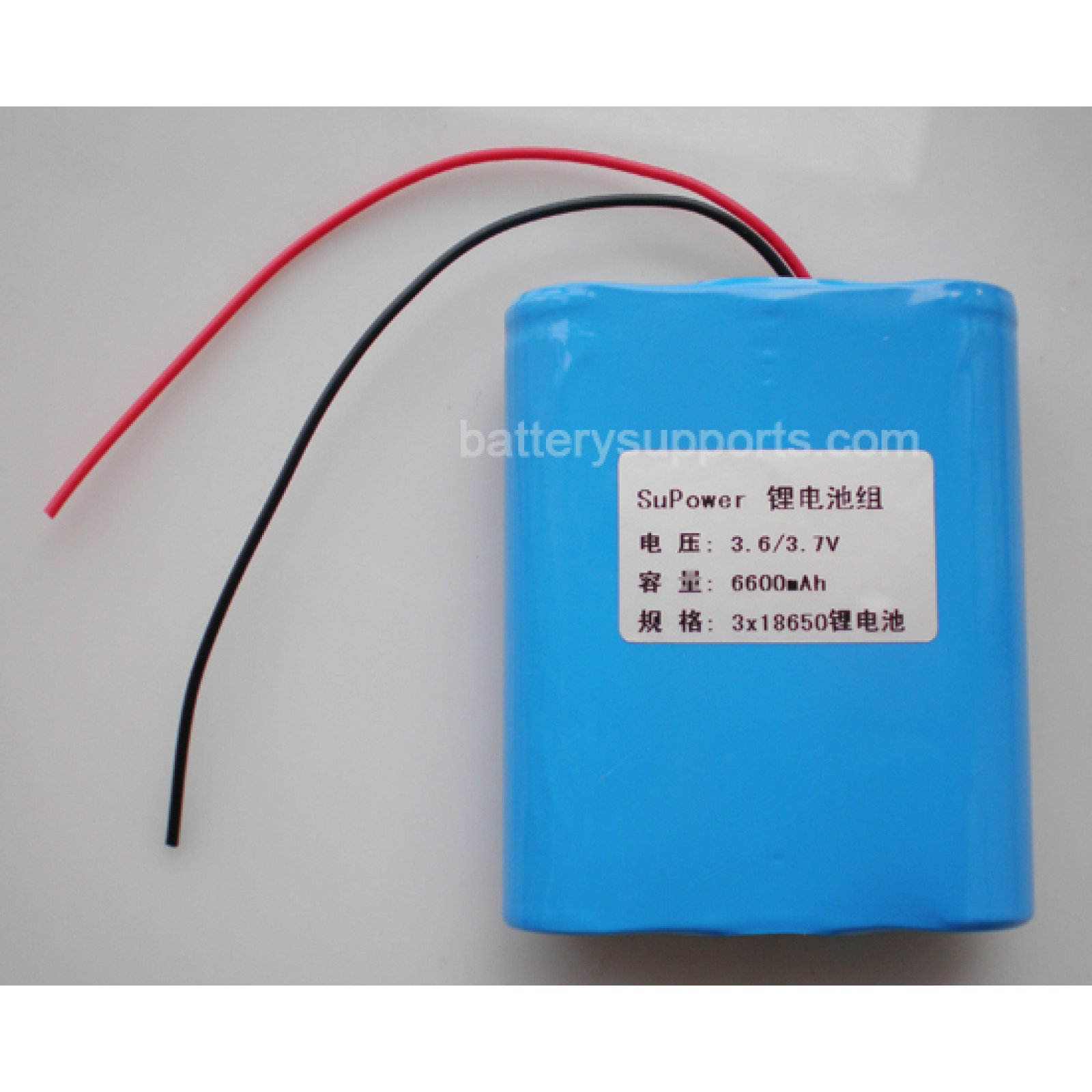 3.6V 3.7V 3* 18650 6600mAh 3P Lithium ion Li-ion Battery Pack